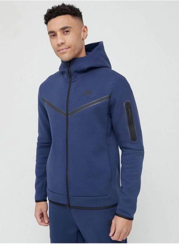 חליפת נייק טק - Nike Tech Tracksuit Navy Blue - SPORTY.IL
